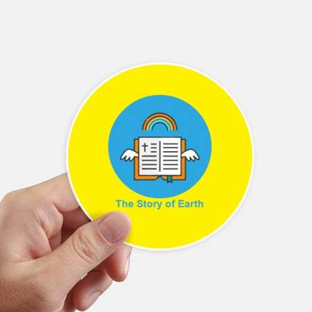 Earth Environmental Protect Green Sticker Round Wall Suitcase Laptop ...