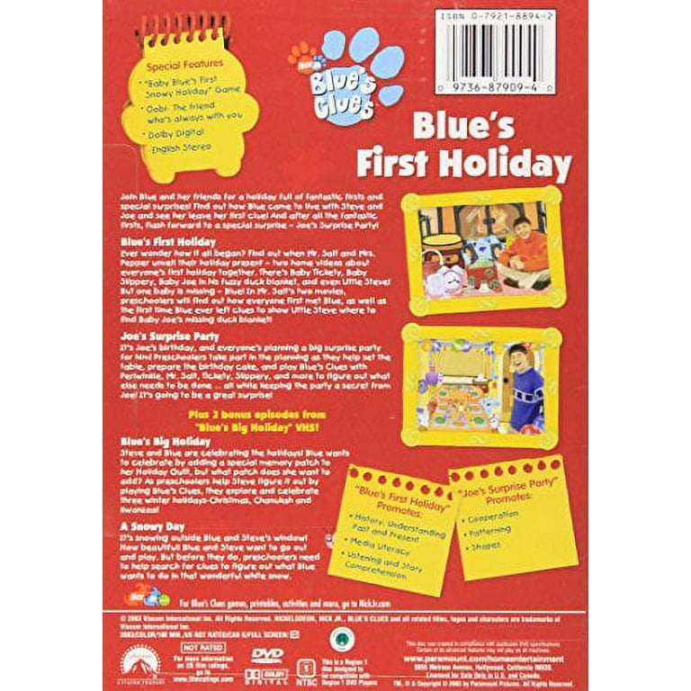 Blues Clues Blues First Holiday