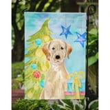 Yellow Labrador Christmas Garden Flag - Walmart.com
