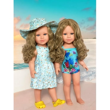 Barbie My First Fashion Pack, Preschool Swim Cloth Toy Outfit with Beach Accessories, 13.5-inch ...