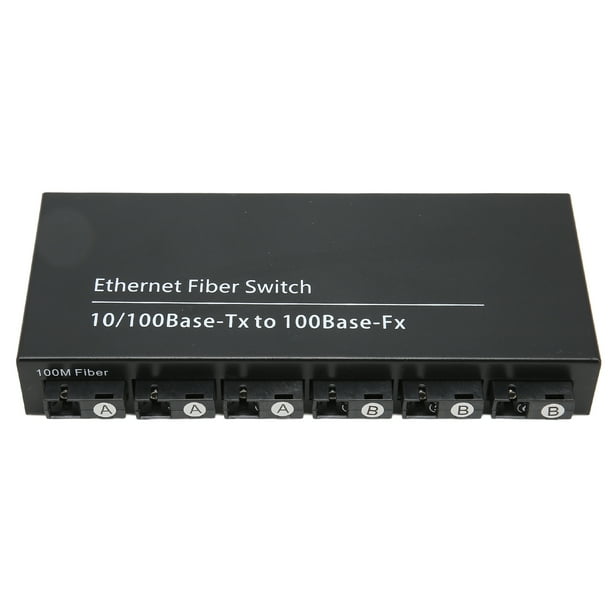 Fiber Transceiver With SC Port, 100Mbps Ethernet, 25km Range, Plug And ...