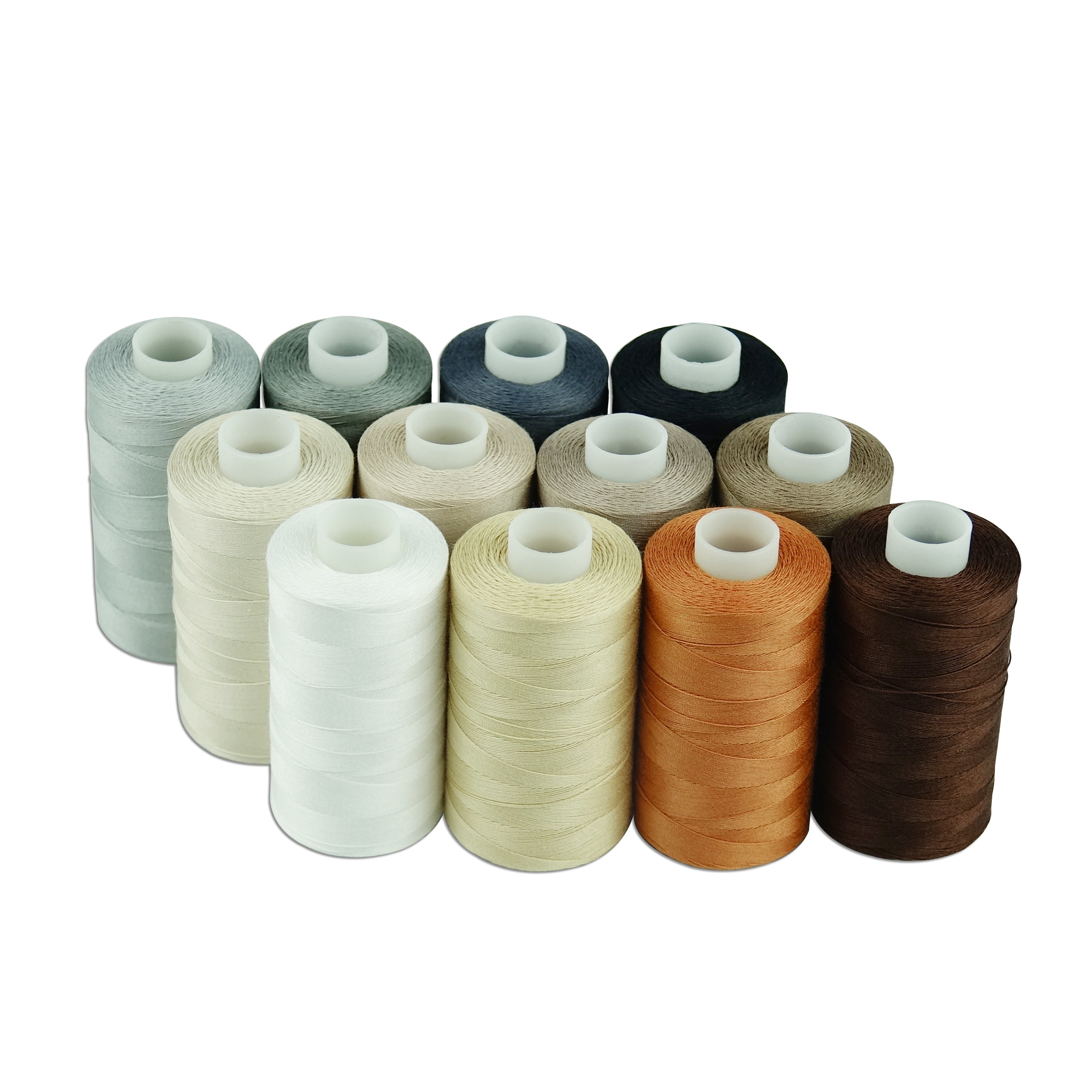 Simthread 12 Multi Colors All Purposes Cotton Quilting Thread 50s/3 ...