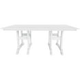 Paradise 71" HDPE Plastic Rectangle Dining Table - Walmart.com