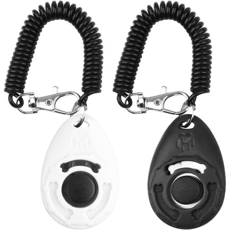 Bail Dogs . Clicker with Large Button. 2 Piece Dog Clicker Set for Dog ...