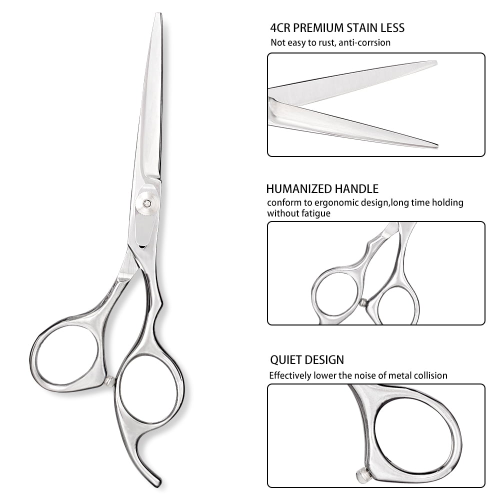 Firmou:Barber Scissors (horizontal shears) Home Barber Hair Comb Salon ...