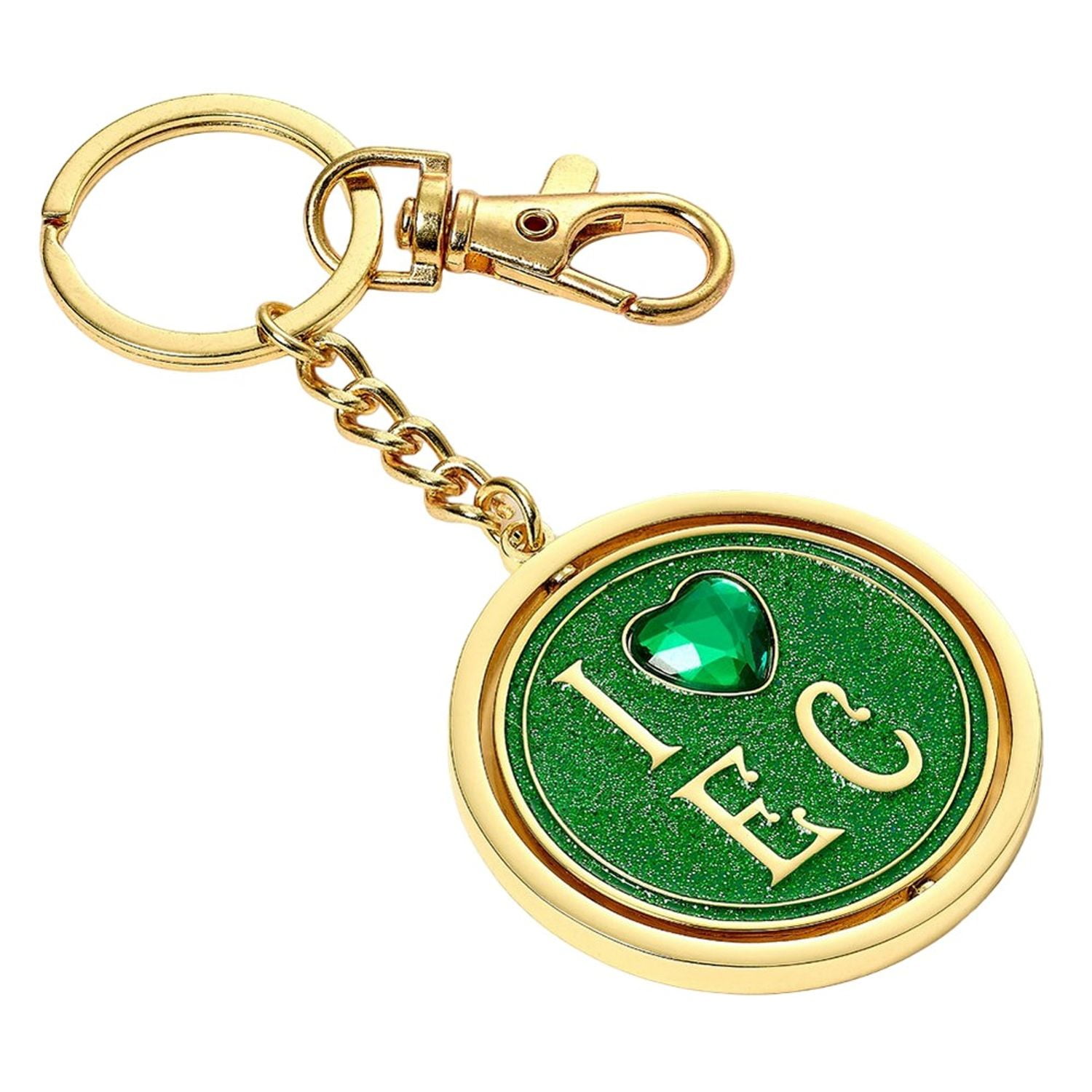 Click here for Wicked I Love The Emerald City Spinner Keyring 1.9... prices