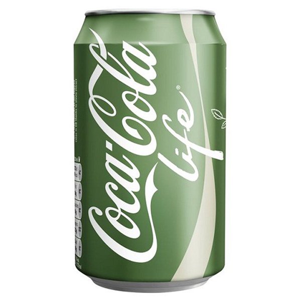 Coke Life Reduced Calorie Coca Cola with Stevia 12 Oz Cans - Pack of 24 ...
