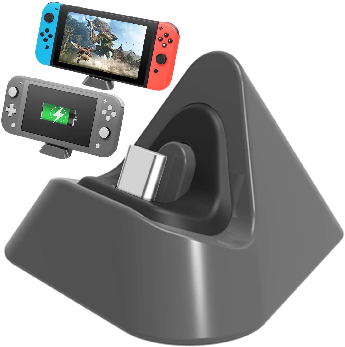 Charger Dock Compatible with Nintendo Switch&OLED, Mini Charging ...