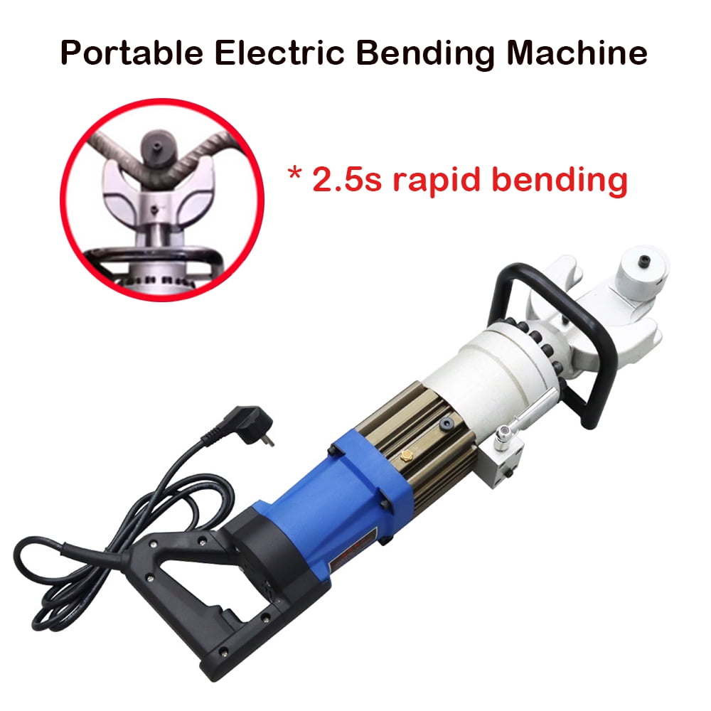 TECHTONGDA Electric Bending Machine Small Portable Rebar Bender 220V ...