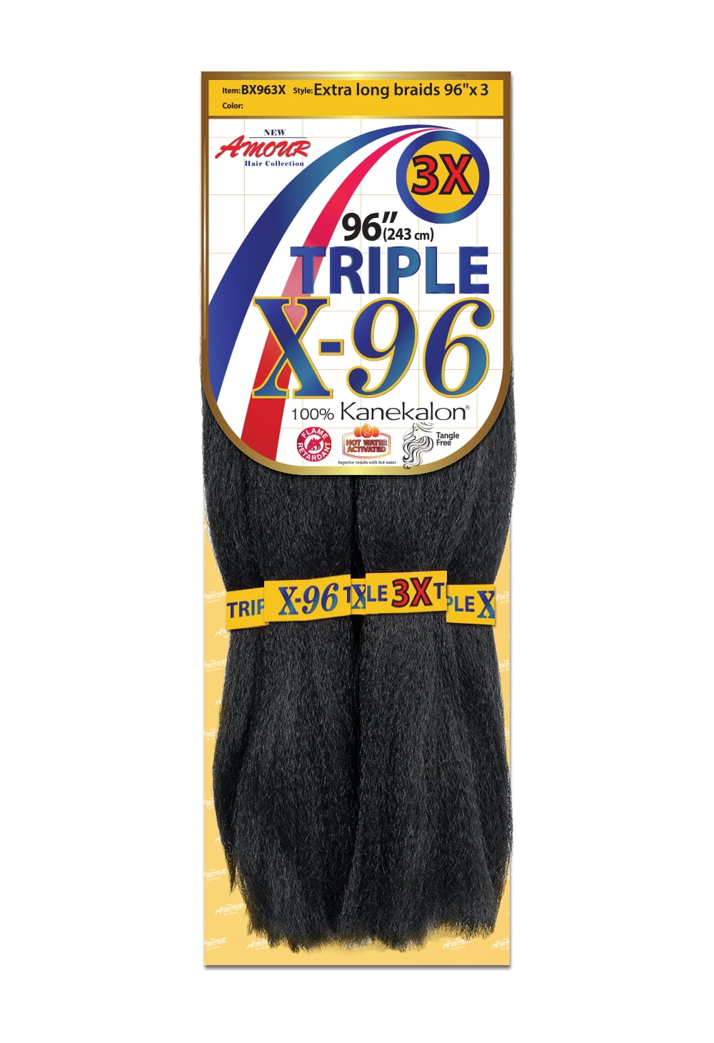 Triple Kanekalon Afrelle 96" (1/20) - Color 4 - Walmart.com