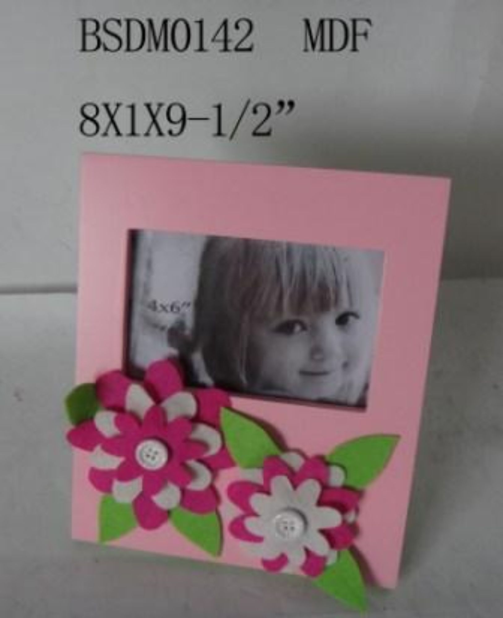 Set of 2 Pink and White Floral Rectangular Photo Frames 9.5"6 - Walmart.com