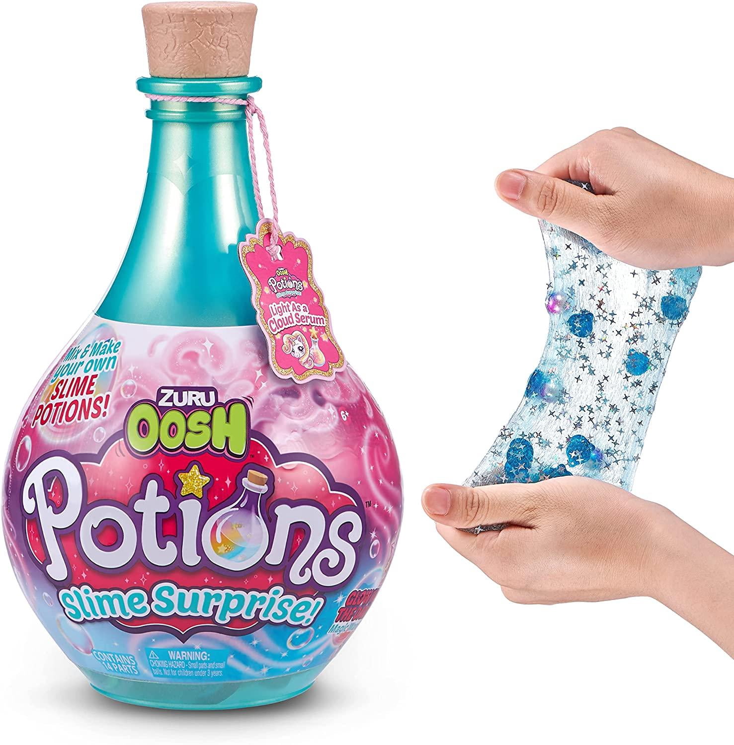 Oosh Potions Slime Surprise Teal ZURU Kit de Limo DIY con Destellos ...