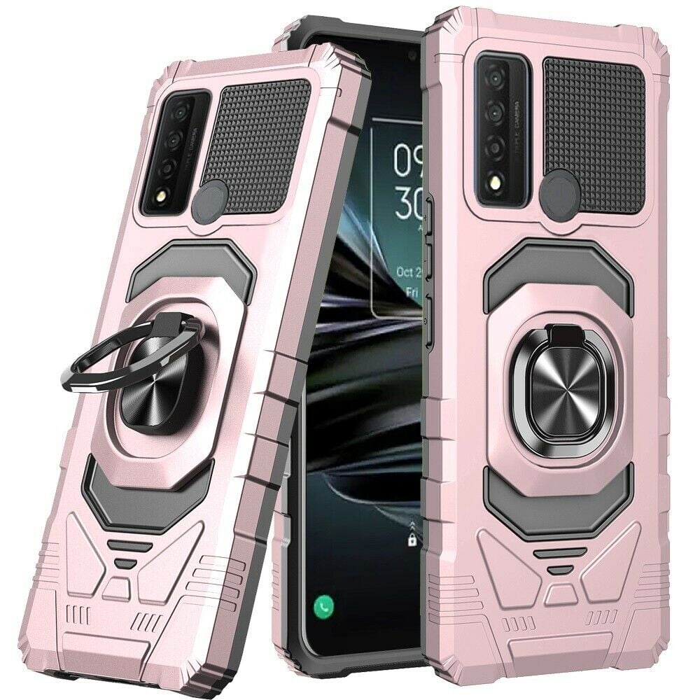 for TCL 4X 5G T601DL 20 A 5G Phone Case Ring Magnet Mount Ready Slip ...