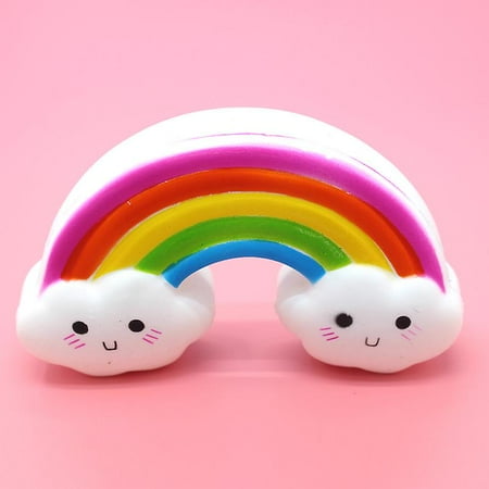 Kawaii Popcorn Unicorn Cake Fruit Milk Coffee Shape Squishy Donut/22 ...