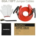 AWELTEC, Heavy-Duty Jumper Cable, 6AWG x 16Ft, with LED Lights ...
