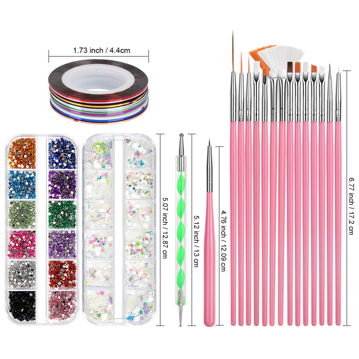 Click here for Chlua Ealicere 15 Pcs Nail Brushes  Nail Art Brush... prices