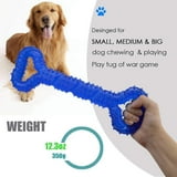 LECHONG Durable 13 Inch Bone Shape Dog Chew Toys, Extra Large Tug Toy ...