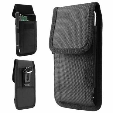 Tekcoo Universal Smartphone Belt Holster, Vertical Leather Pouch for 6. ...