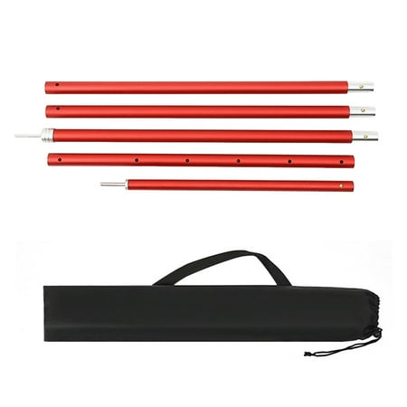 2.9M Awning Support Poles Lightweight Foldable Aluminum Tarp Poles ...
