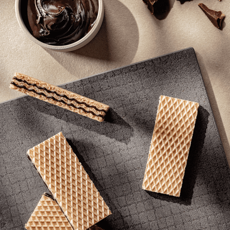 Ice Cream Wafers Balocco Wafers Cubes Choco Vanilla Italian Shortbread ...