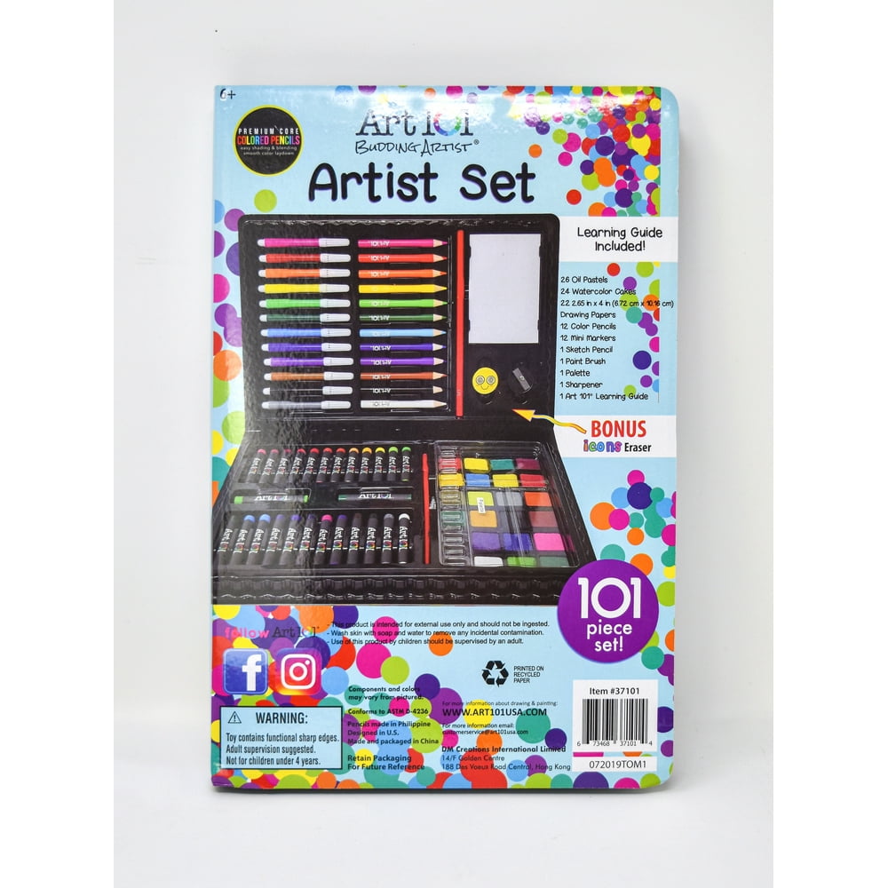 Art 101 Kids' 101-Piece Artist Kit - Walmart.com - Walmart.com