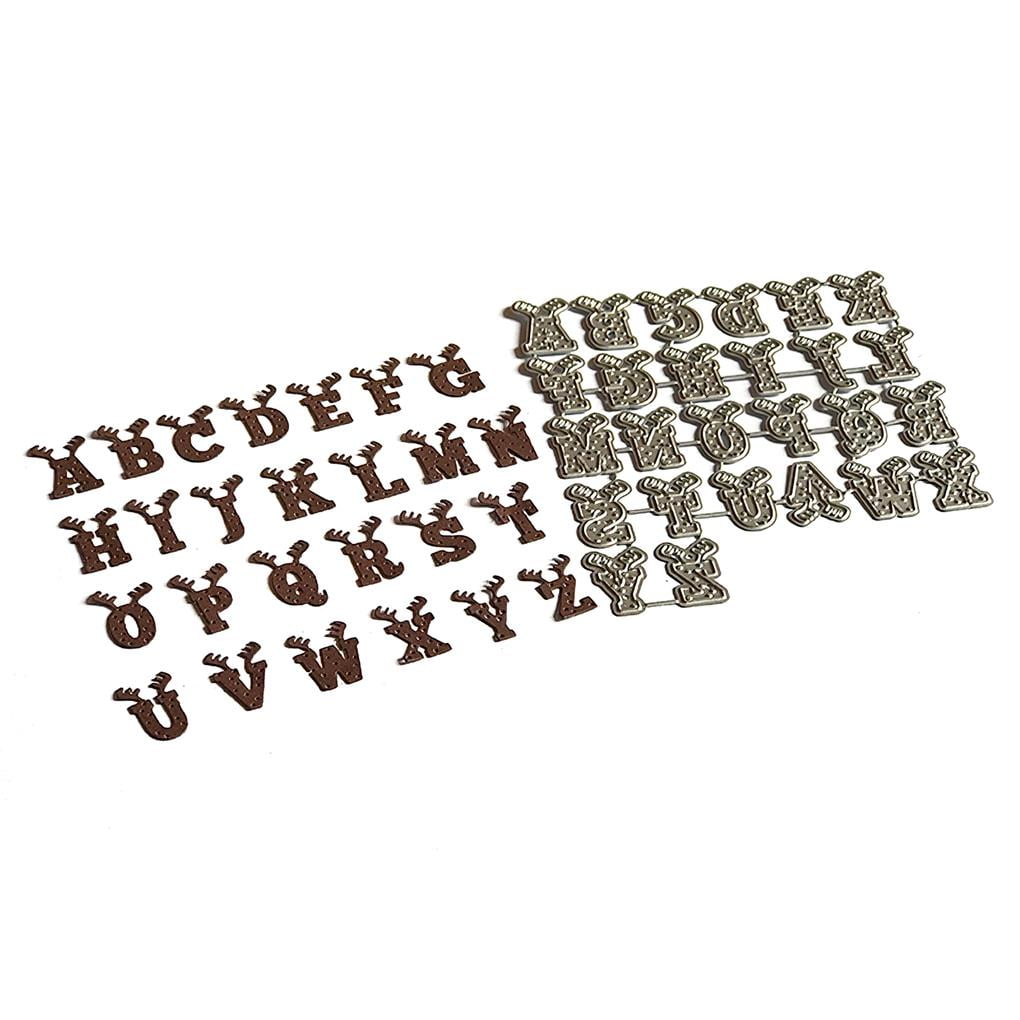 Troquel De Corte De Letras Mayúsculas De Asta Efecto 3D Troquel De ...