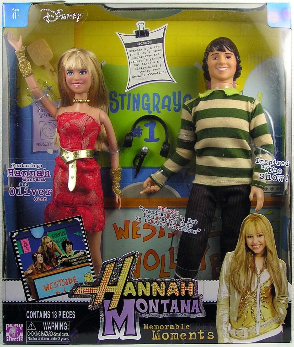 2008 Hannah Montana Memorable Moments Hannah & Oliver Doll Set Jakks ...
