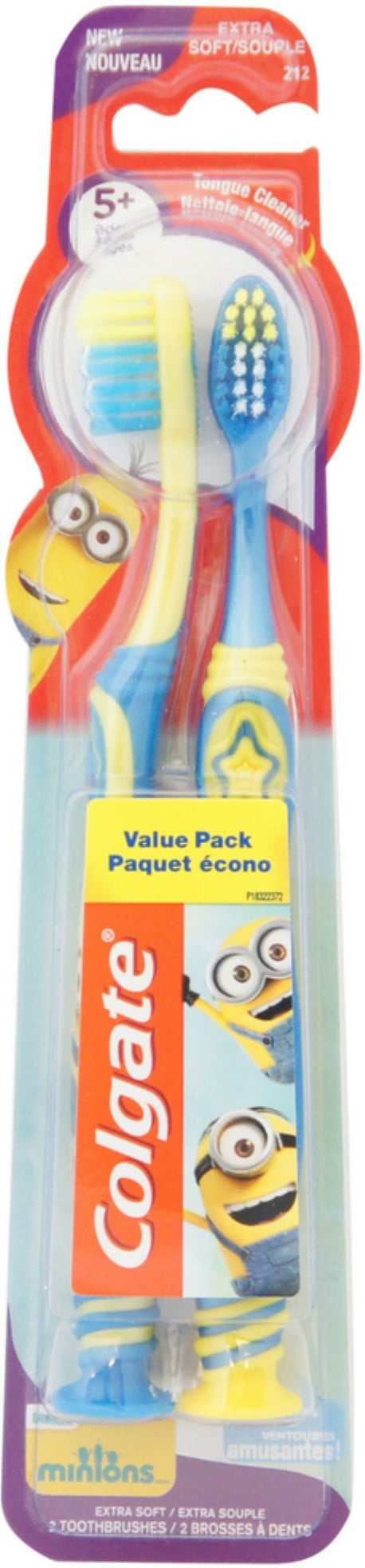 3 Pack - Colgate Kids Minions Toothbrush, Extra Soft 2 ea - Walmart.com