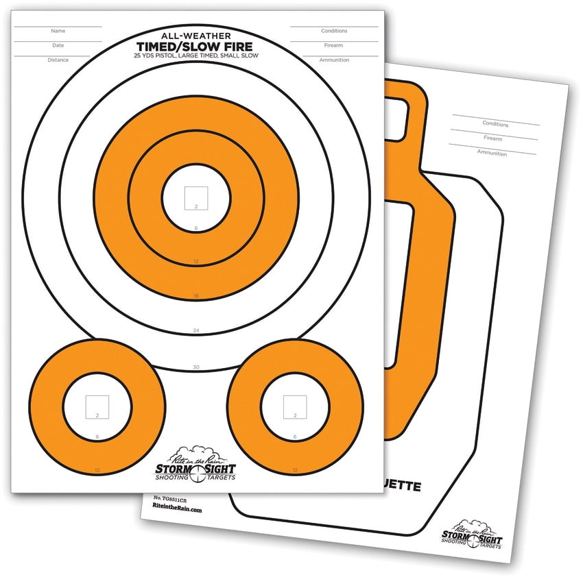 Close-Range Targets 25 pack - Walmart.com