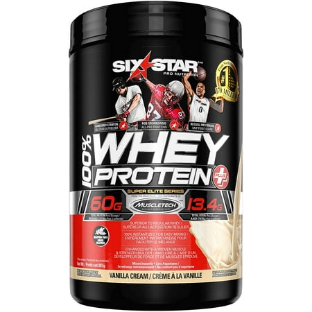 Whey Protein Powder + Creatine Monohydrate, Six Star 100% Whey Protein ...