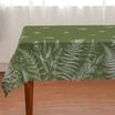 YIBAGA Spring Tablecloth, Green Leaves Table Cover Indoor Home Decor ...