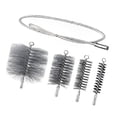 4 Divisions Flue Clear Set Highlighting Flexible Wire Brushes for Easy ...