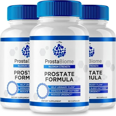 Prostate Support Supplement for Men, 60 Capsules w/Saw Palmetto & Beta-Sitosterol, 33 Herbs to ...