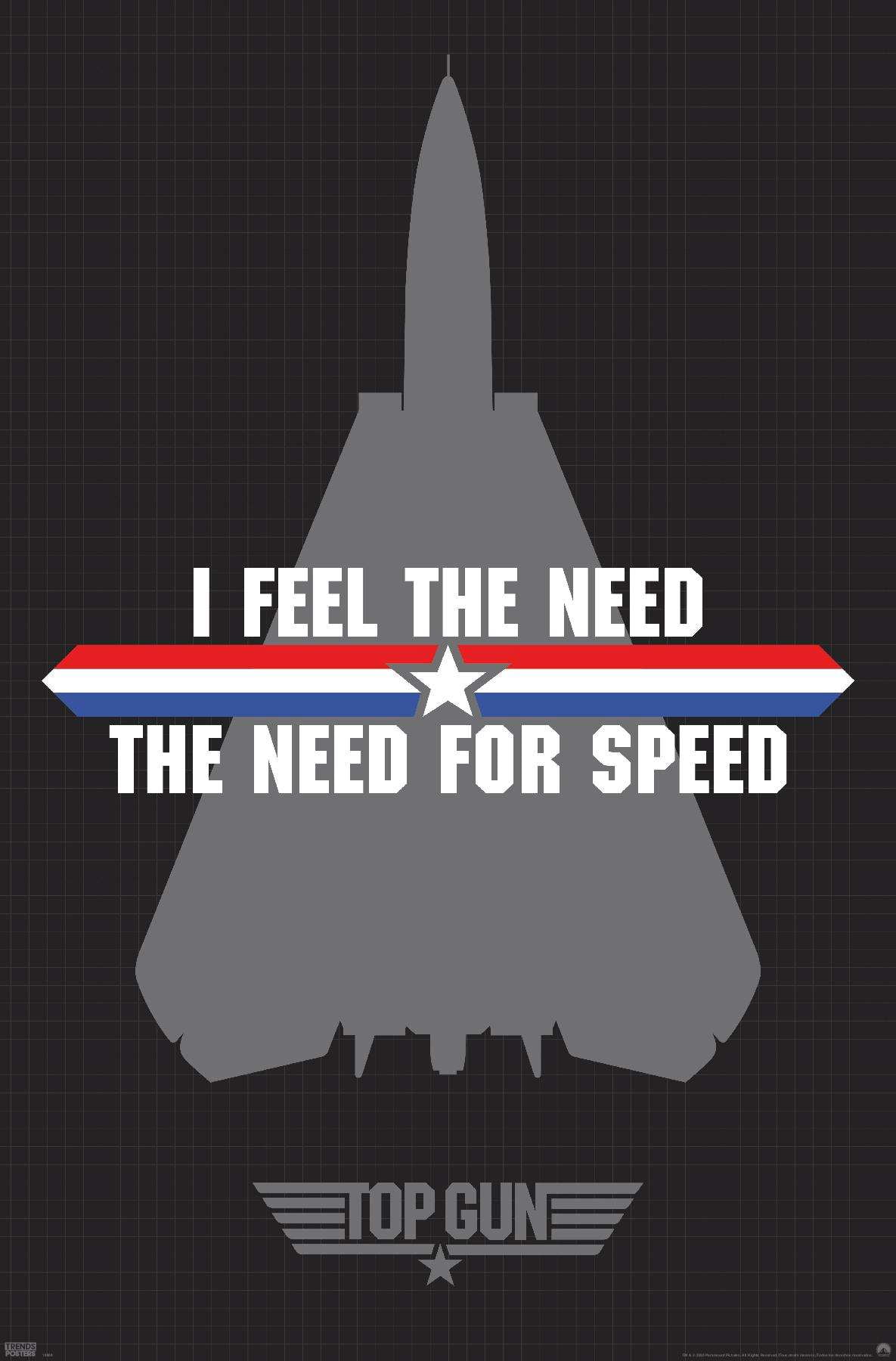 Top Gun - Need for Speed Wall Poster, 14.725" x 22.375" - Walmart.com