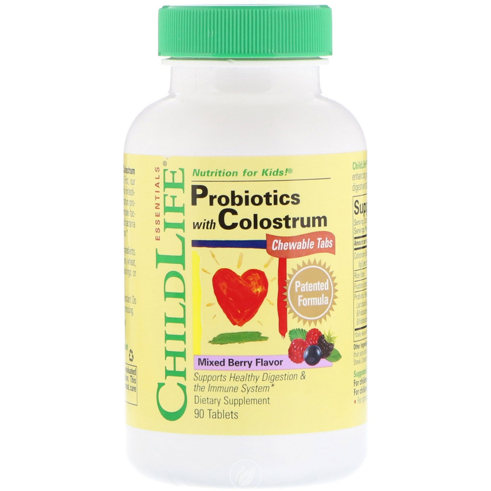 Childlife Probiotics Plus Colostrum Chewable Tablets 90 Tablet ...