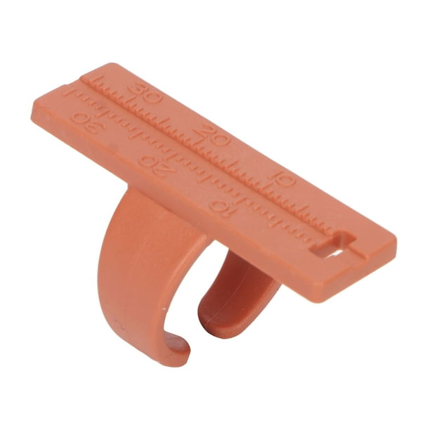 Finger Ruler Ring Plastic Accuracy Scale Portable Compact Measure Ruler ...