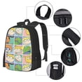 Backpack Cartoon Large Capacity Laptop Bag, Casual Travel Camping ...
