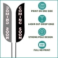 Coming Soon Sign feather flag Pole kit for Outdoor by BCB Print | 11 ...