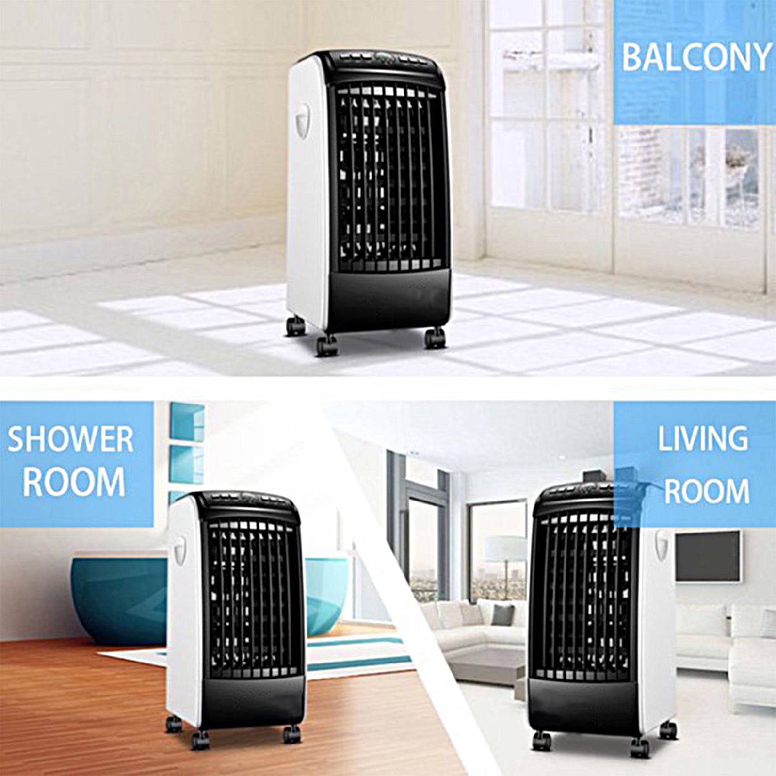 3-In-1 Evaporative Air Cooler Fan Humidifier with Remote Control for ...
