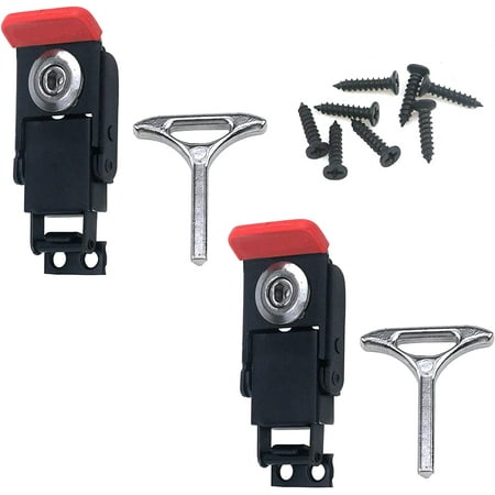 2 Pcs Cabinet Boxes Toolbox Spring Loaded Latches Toggle Clamp Buckle ...