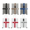 Adjustable Luggage Straps Nylon Travel Bag Straps for Travel Suitcases ...
