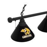 Missouri Western State University 3 Shade Billiard Light with Black ...