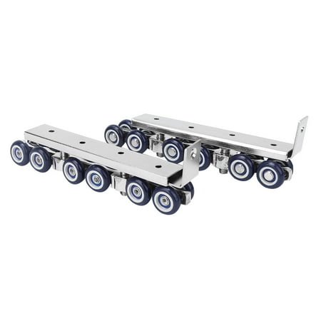 Door Roller 1 Pair 12 Wheels Sliding Door Rollers Hardware Hanging ...