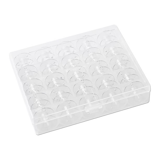 Mallette de rangement de canette transparente avec 25 pièces bobines ...