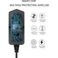 12V 2A Power Supply AC Adapter Replacement with 8 Tips, Regulated 12 ...
