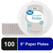 Great Value Everyday Paper Plates, 10", 140 Count - Walmart.com