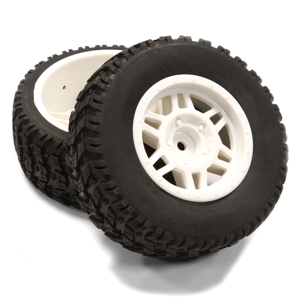 Integy RC Toy Model Hop-ups C25265WHITE All Terrain HX Tires+D6 Spoke ...