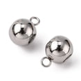 Resistant 304 Stainless Steel Tube Bails Loop Bails Rondelle Bail Beads ...