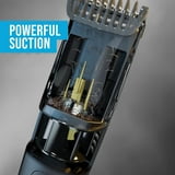 Vacutrim Vacuum Cordless Mens Beard Trimmer, Rechargeable Electric ...