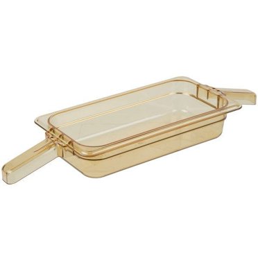 Carlisle CM110203 Coldmaster 1/3 Size Black Cold ABS Plastic Food Pan ...
